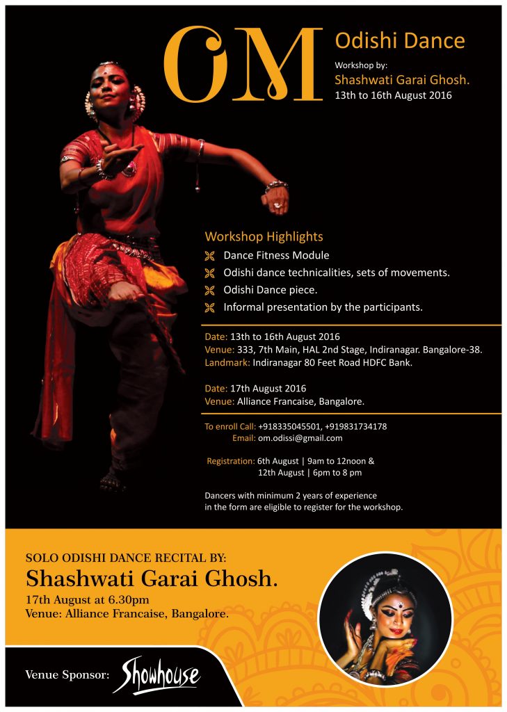 DANCE: Odissi Evening with Shashwati Garai Ghosh – Alliance française ...