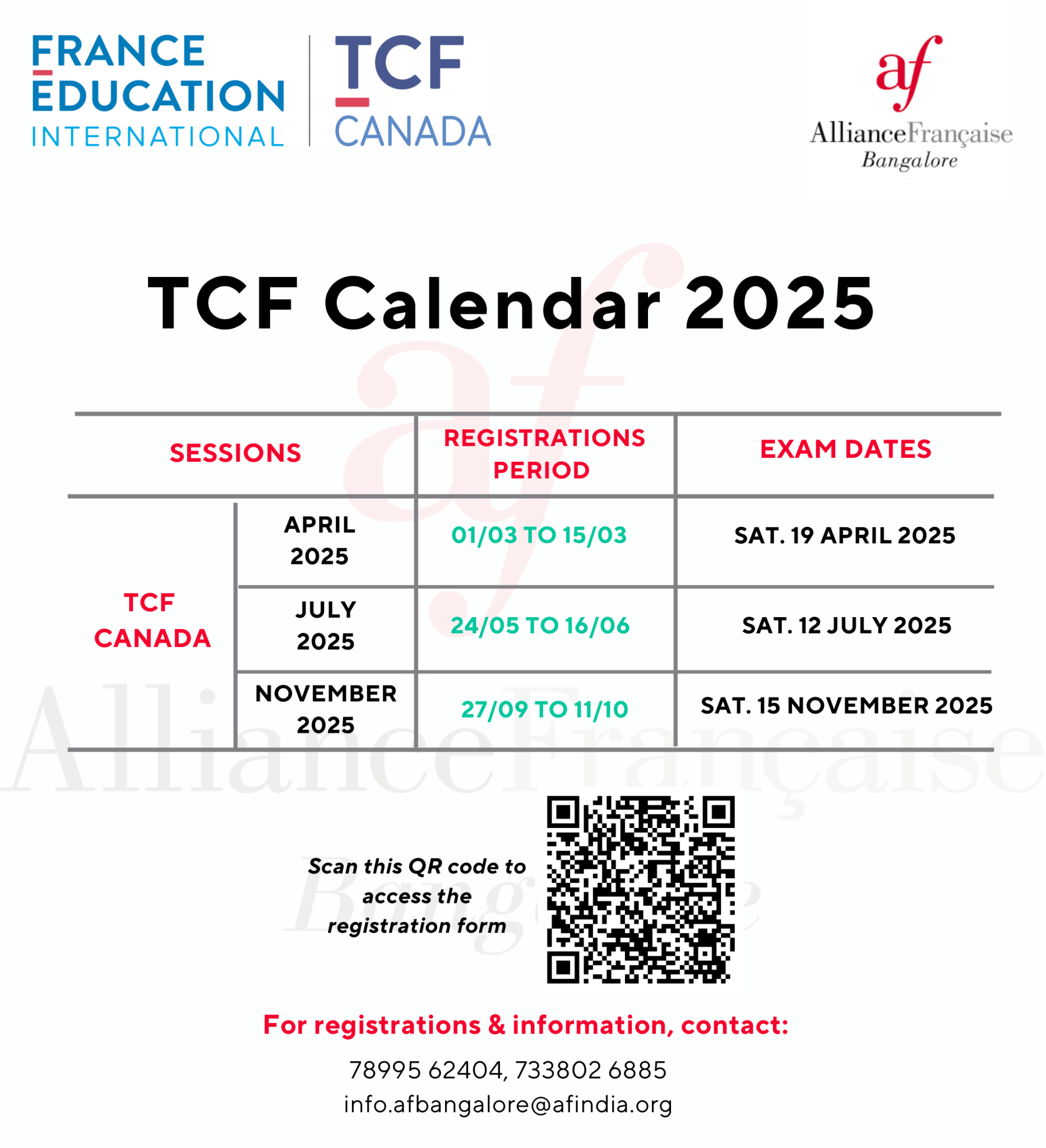 TCF Canada – Alliance française de Bangalore